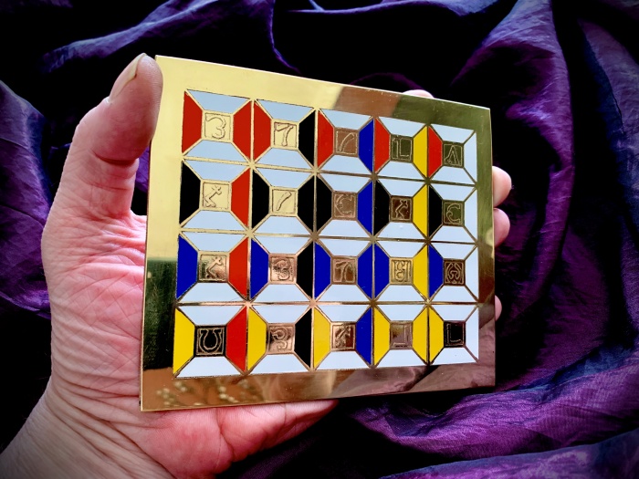 Hand-Crafted Brass Enochian Tablet of Union - Dæmonic Dreams Occult ...